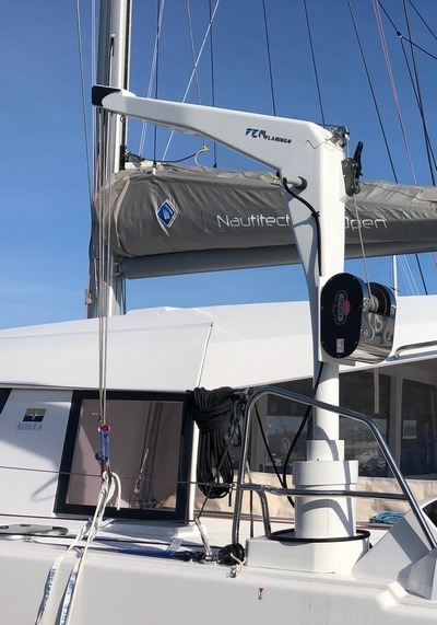 Deck Cranes and Davits in Carbon Fiber- FEMstrutture